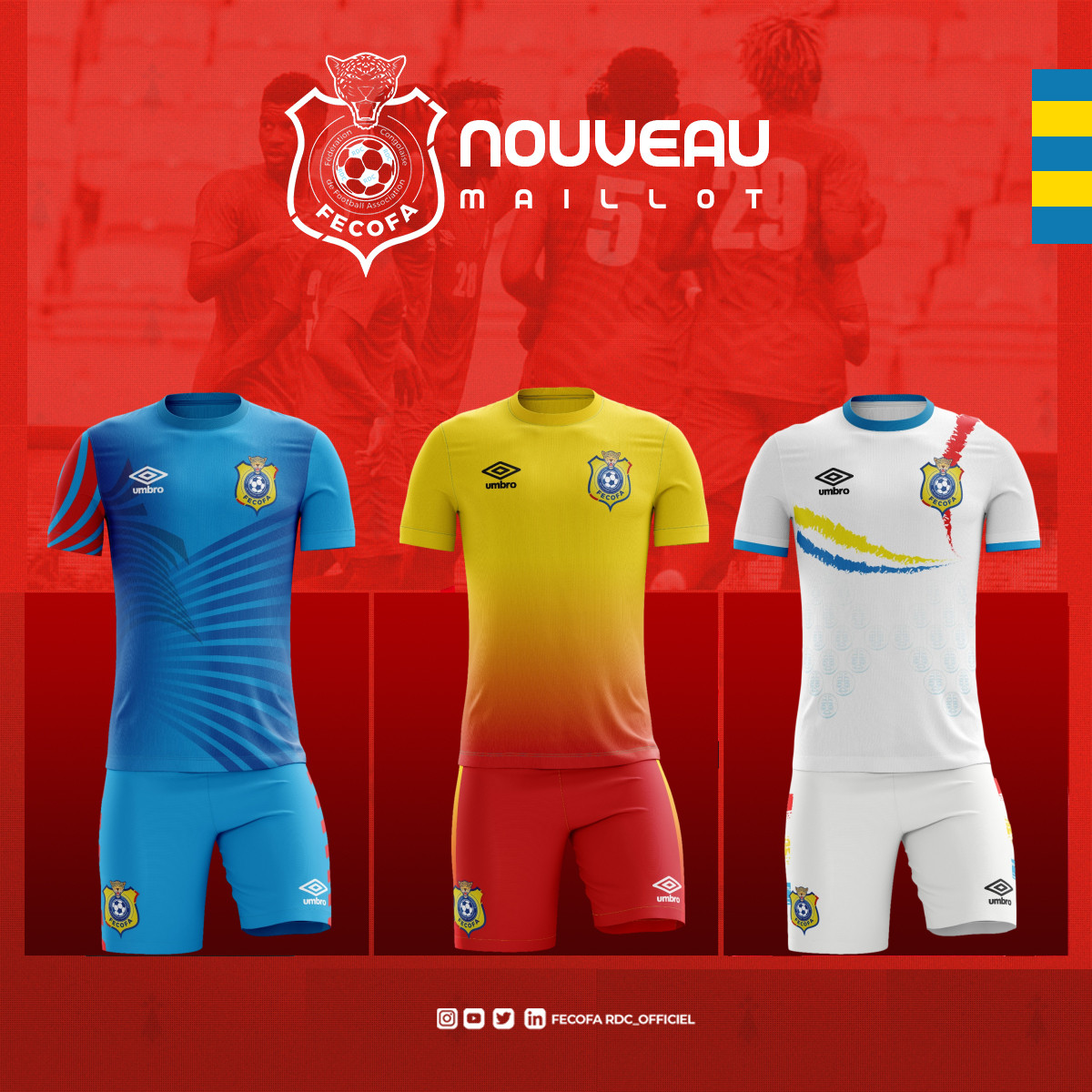 Lancement Officiel des maillots de l'équipementier « UMBRO » des ...